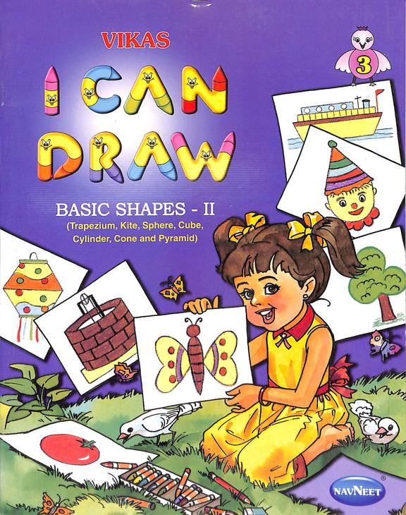 Buy Vikas I Can Draw 3 : Basic Shapes 2 : F1233 book : Bhavna S ...
