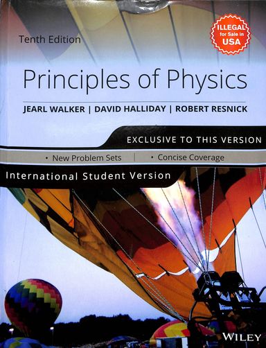 Buy Principles Of Physics International Student Version book : David Halliday,Robert Resnick ...