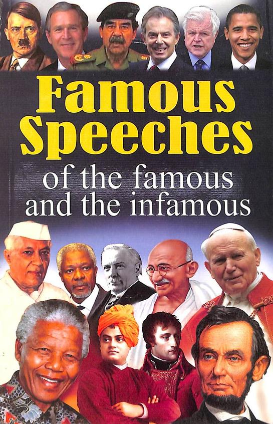Buy Famous Speeches Of The Famous & The Infamous book : Vikas Khatri ...