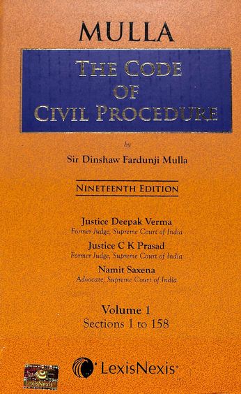 Buy Code Of Civil Procedure Set Of 3 Vols book : Dinshaw Fardunji Mulla ...