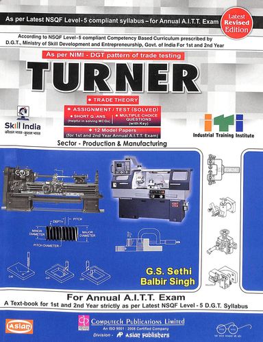 Buy Turner Trade Theory Assignment Test Solved 12 Model Papers For 1 ...