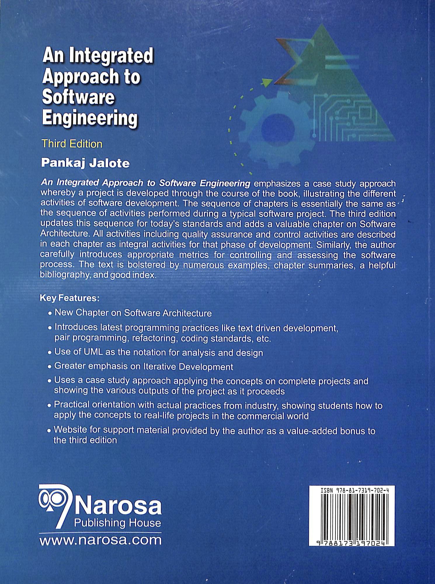 Buy Integrated Approach To Software Engineering book : Pankaj Jalote ...