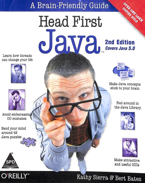 Buy Head First Java Covers Java50 Book Kathy Sierrabert Bates 8173666024 9788173666025
