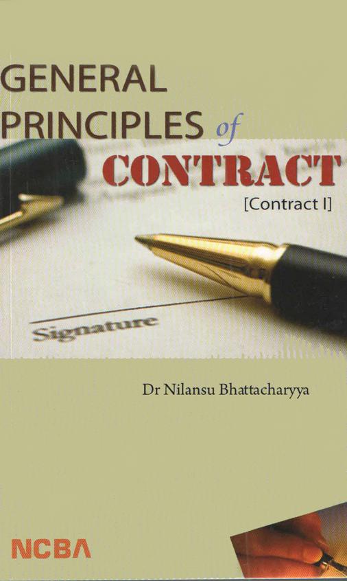 Buy General Principles Of Contract : Contract 1 book : Nilansu ...
