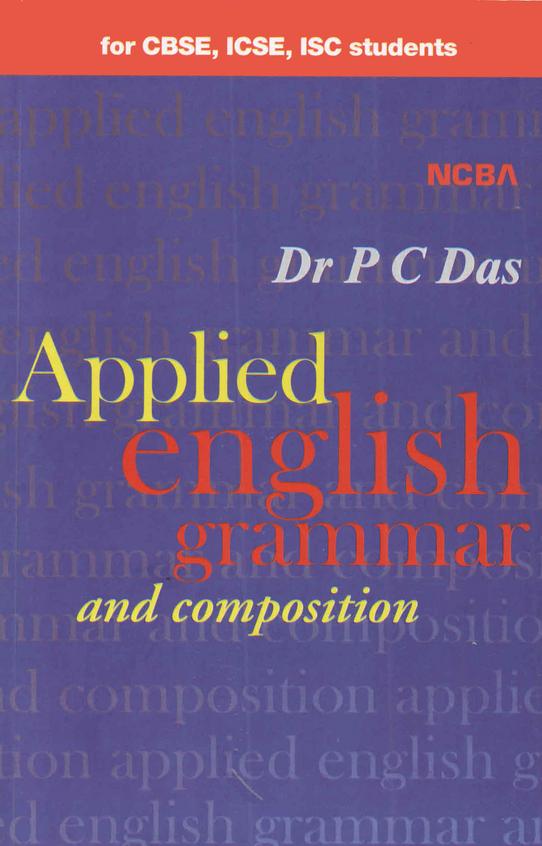 Buy Applied English Grammar Composition Cbse Icse Isc Book Pc