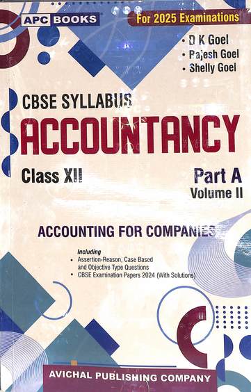 Buy Accountancy Class 12 Part A Vol 2 Accounting For Companies : Cbse ...
