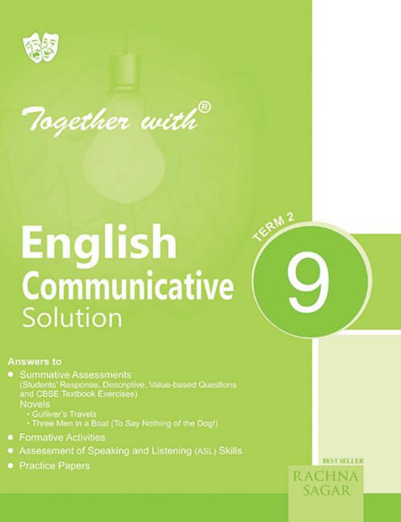 Buy Together With English Class 9 Term 2 Communicaive Solution : Cce ...