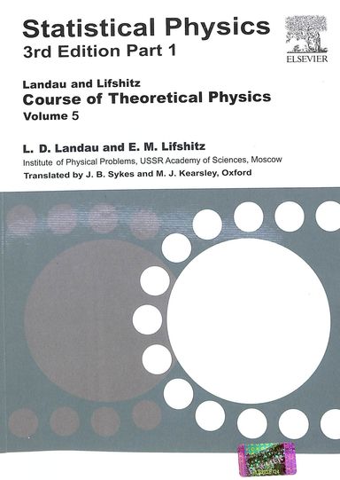 Buy Statistical Physics Course Of Theoretical Physics Vol 5 Part 1 book ...