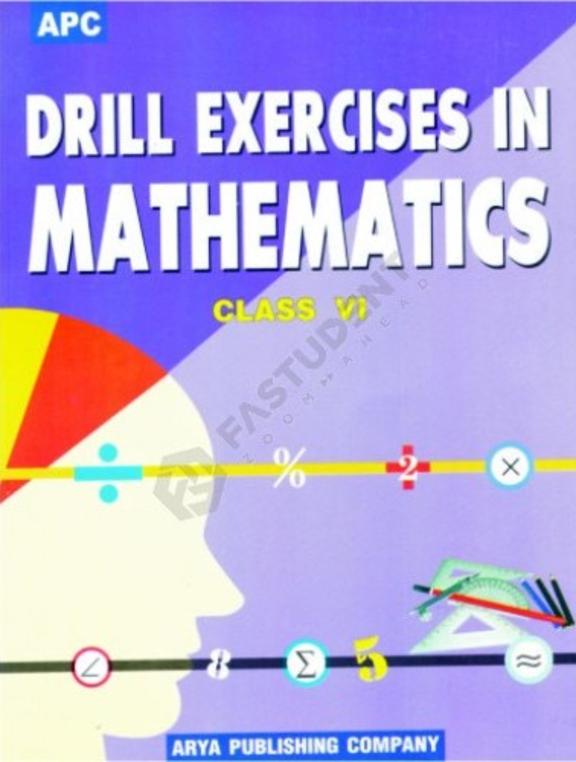 Buy Apc Drill Exercises In Mathematics Class 6 : Cbse book : R Chandra ...