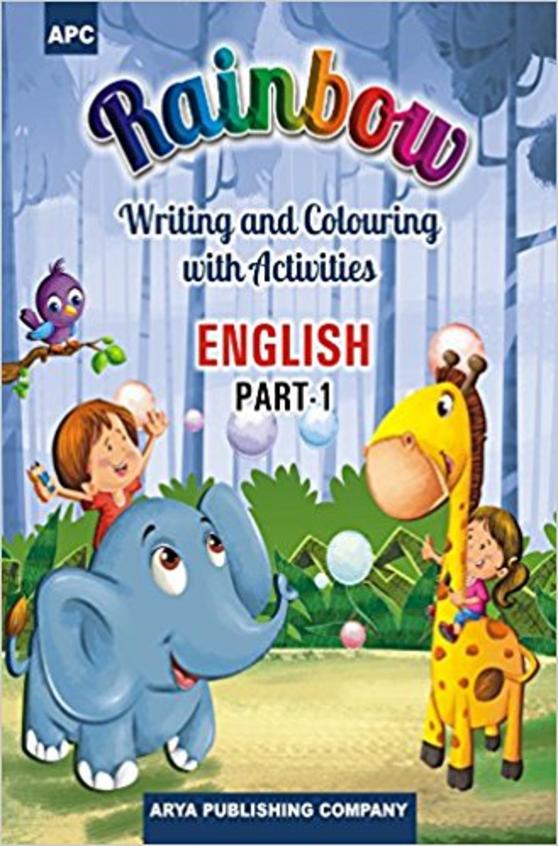 Buy Rainbow Writing & Colouring With Activities English Part A book ...
