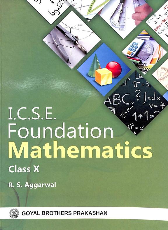 Buy Foundation Mathematics Class 10 Icse Book Rs Aggarwal