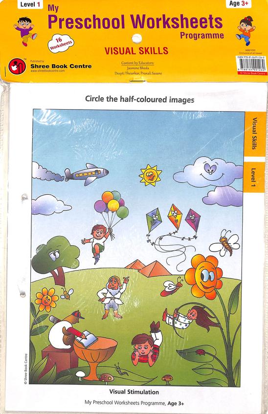 Buy My Preschool Worksheets Visual Skills Level 1 Age 3+ book : Na ...