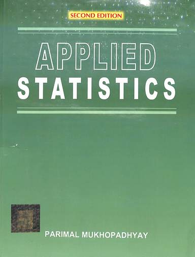 Buy Applied Statistics book : Parimal Mukhopadhyay , 8187134380 ...