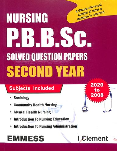 Buy Nursing Pb Bsc Solved Question Papers 2nd Year 2021 To 2008 book : I Clement , 8191046423 ...