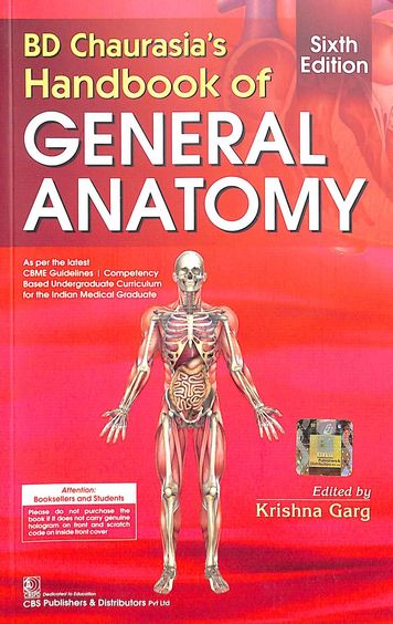 Buy Bd Chaurasias Handbook Of General Anatomy book : Krishna Garg ...
