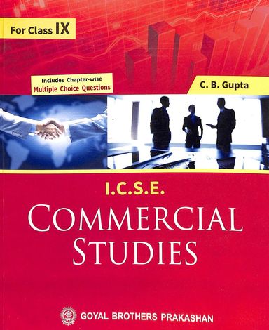 Buy Commercial Studies Class 9 : Icse book : Cb Gupta , 8194465273 ...