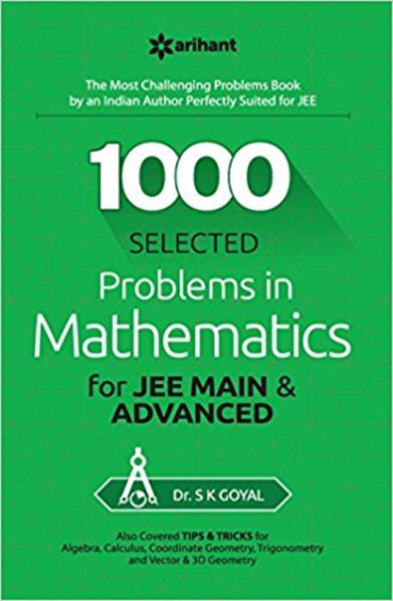 Buy 1000 Selected Problems In Mathematics For Jee Main Advanced