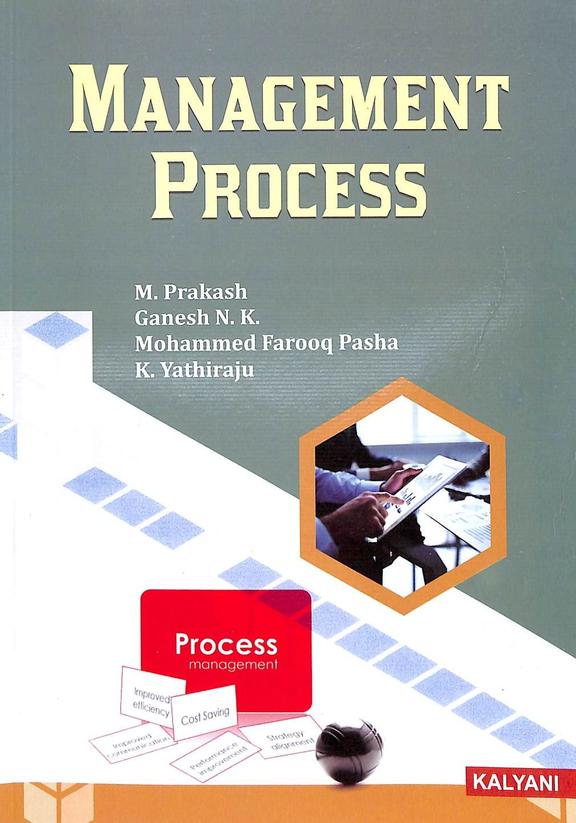 Buy Management Process Bba 1 Sem : Bu book : M Prakash,Nk Ganesh ...