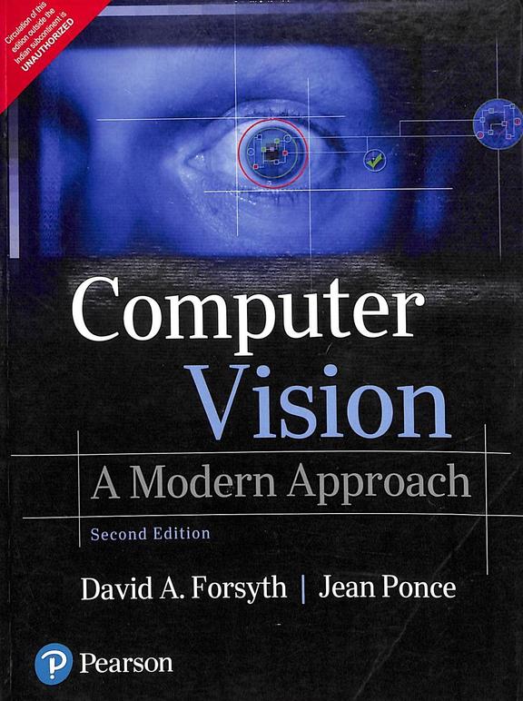 Buy Computer Vision : A Modern Approach book : David A Forsyth,Jean ...