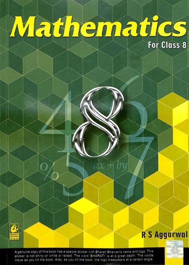 Buy Mathematics For Class 8 : Cbse book : Rs Aggarwal , 9350271753 ...