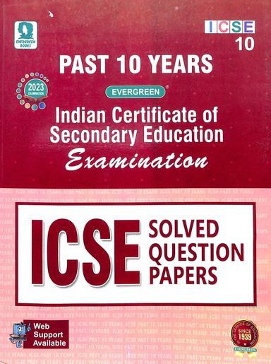 Buy Icse Solved Question Papers Class 10 Past 10 Years For 2024 ... Buy Icse Solved Question Papers Class 10 Past 10 Years For 2024 ...