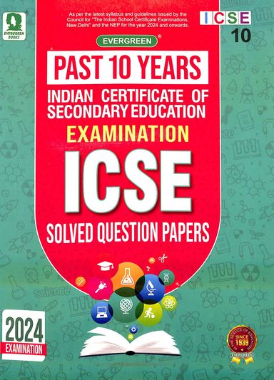 Buy Icse Solved Question Papers Class 10 Past 10 Years For 2025 Examination book Na 9350635453 9789350635452 SapnaOnline India