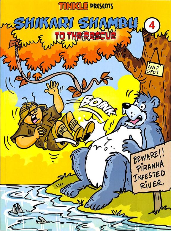 Buy Shikari Shambu 4 : To The Rescue Tinkle book : Rajani Thindiath ...