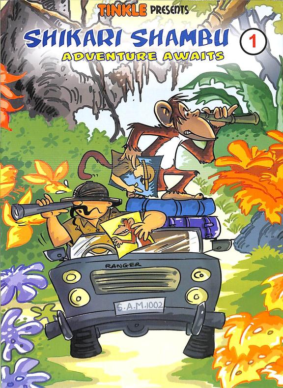 Buy Shikari Shambu 1 : Adventure Awaits Tinkle book : Rajani Thindiath ...