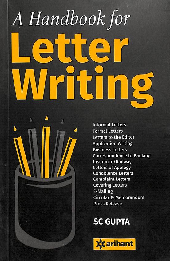 Buy Handbook For Letter Writing : Code G376 book : Sc Gupta ...