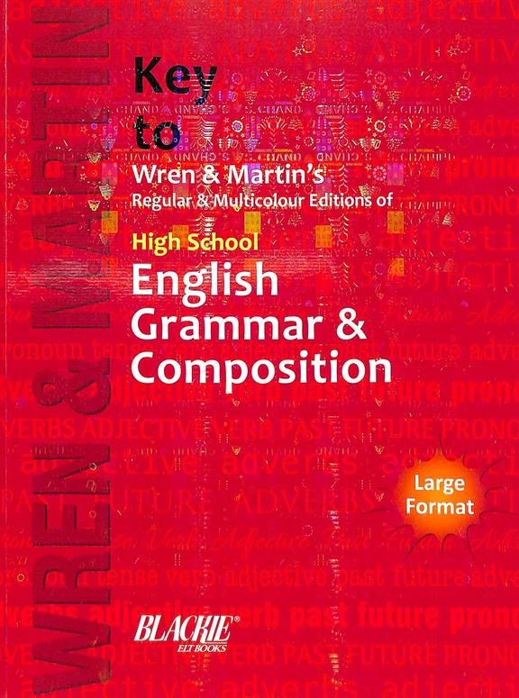 Buy Wren & Martin Key To Wren & Martins High School English Grammar ...