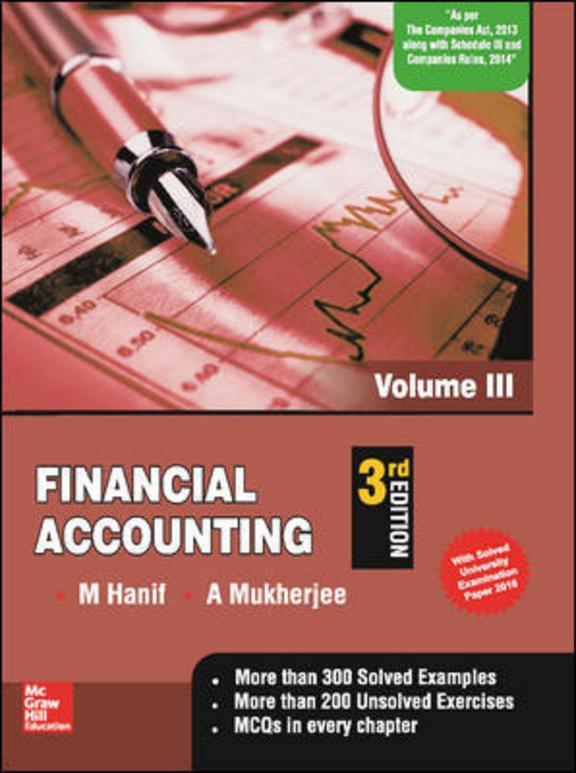Buy Financial Accounting Vol 3 book : Mohammed Hanif,Amitabha Mukherjee ...
