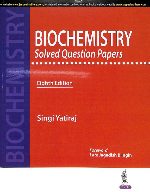 Buy Biochemistry Solved Question Papers book : Singi Yatiraj ...