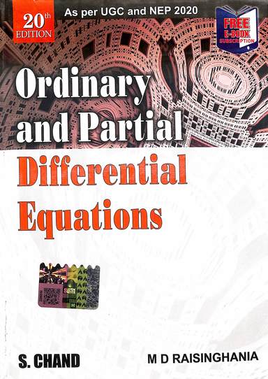 Buy Ordinary & Partial Differential Equations book : Md Raisinghania , 9352836103, 9789352836109 ...