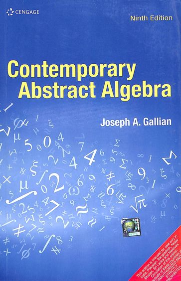 Buy Contemporary Abstract Algebra book : Joseph A Gallian , 9353502527 ...