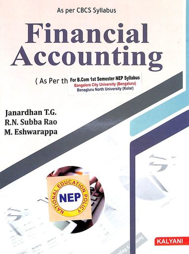 Buy Financial Accounting For B Com 1 Sem Nep : Bcu Bnu book : Tg ...