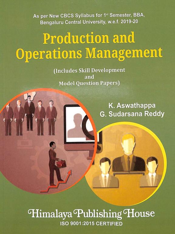 Buy Production & Operations Management For Bba 1st Sem : Bengaluru ...