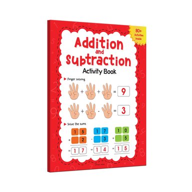 Buy Addition and Subtraction Activity Book For Children - 80 ...