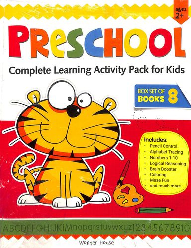 Buy Preschool Complete Learning Activity Pack For Kids Set Of 8 Books 2 ...