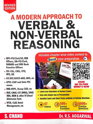 Buy Modern Approach To Verbal & Non Verbal Reasoning - Video Edition ... Buy Modern Approach To Verbal & Non Verbal Reasoning - Video Edition ...