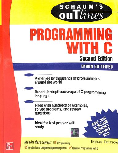 Buy Schaums Outlines Programming With C book : Byron S Gottfried ...