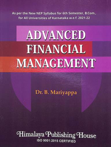 Buy Advanced Financial Management 6th Sem Bcom Nep : Bu book : B ...