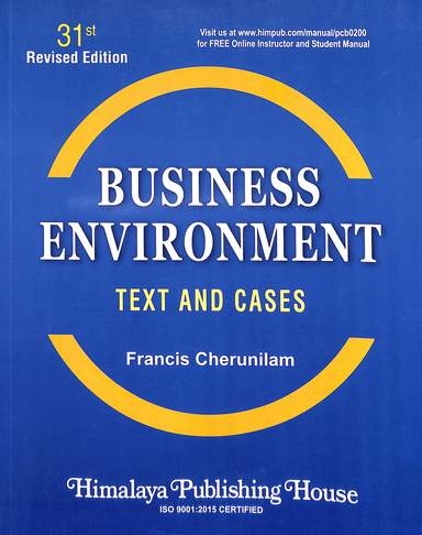 Buy Business Environment Text & Cases book : Francis Cherunilam ...