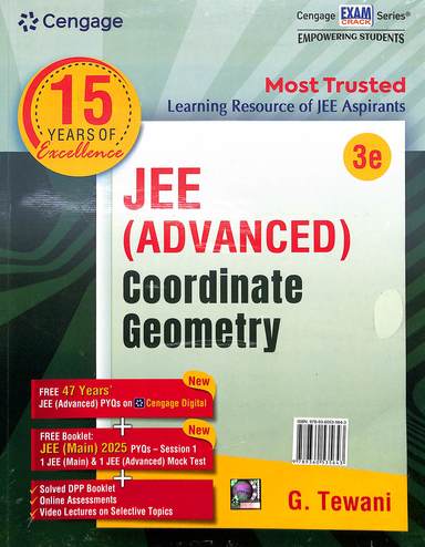 Buy Jee Advanced Coordinate Geometry : 2025 book : G Tewani ...