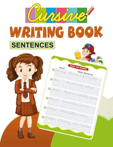 Buy Cursive Writing Book: Sentences book : LS Editorial Team ...