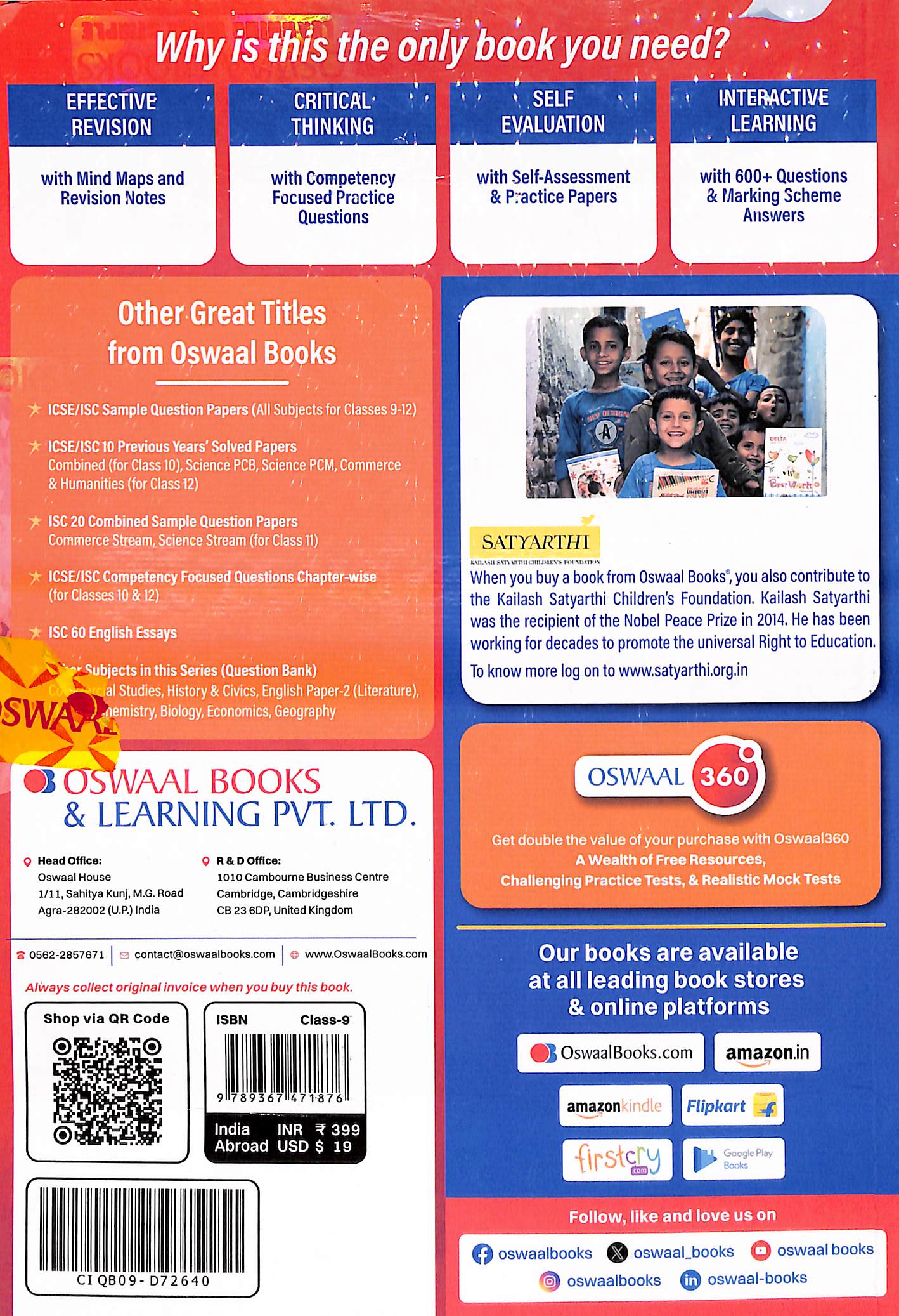 Buy Biology Class 9 : Oswal Icse Question Bank Chapterwise & Topicwise ...
