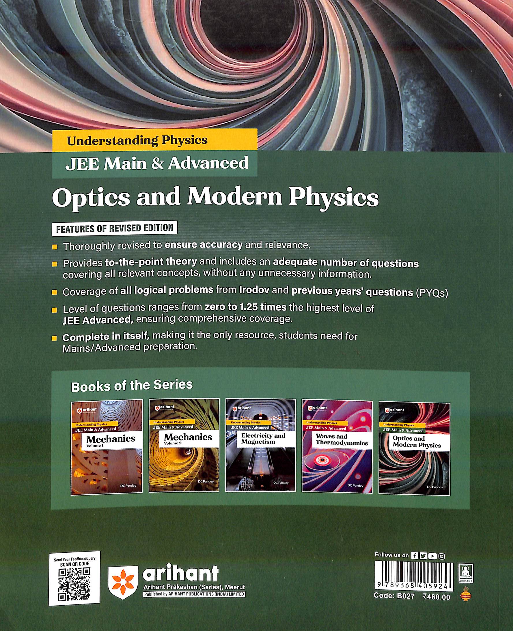 Buy Understanding Physics Jee Main & Advanced Optics & Modern Physics ...