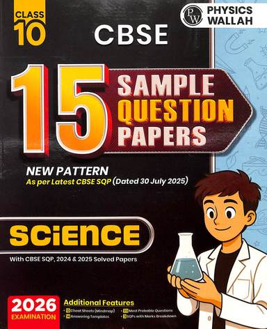 Buy Science Class 10 Cbse 15 Sample Question Paper For 2026 Examination ...