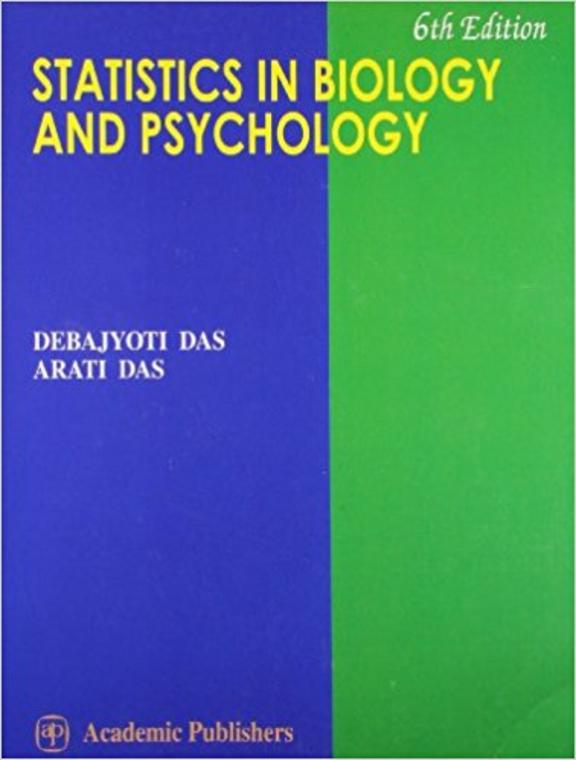 Buy Statistics In Biology & Psychology book : Debajyoti Das,Arati Das ...
