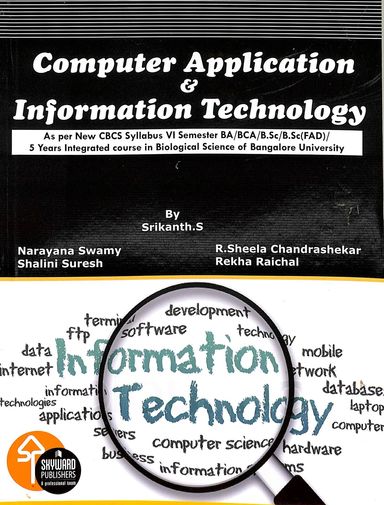 Buy Computer Application & Information Technology - Cbcs 6 Sem Bu Ba ...