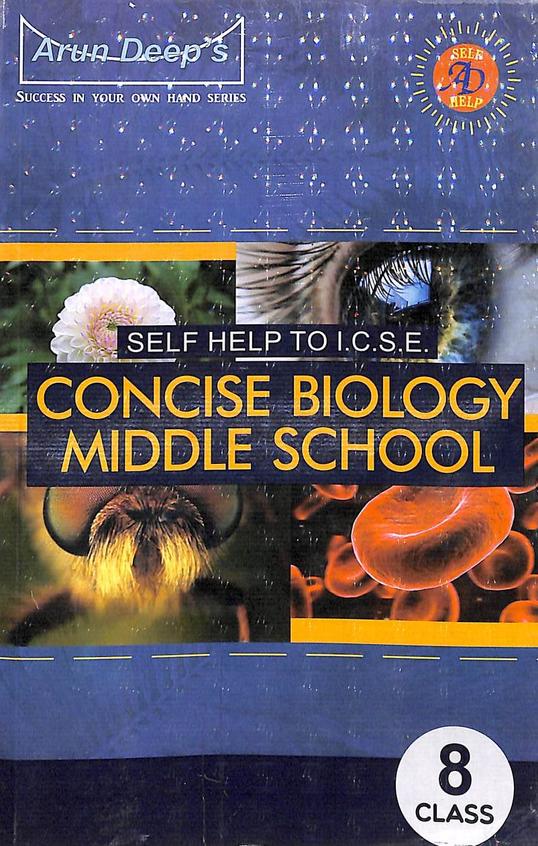 Buy Concise Biology Class 8 Middle School Self Help To For 2022 ...